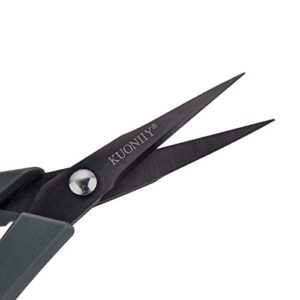 KUONIIY Micro-Tip Scissors, Pointed Sharp Titanium Blades, 4-Pack(6 Inch)