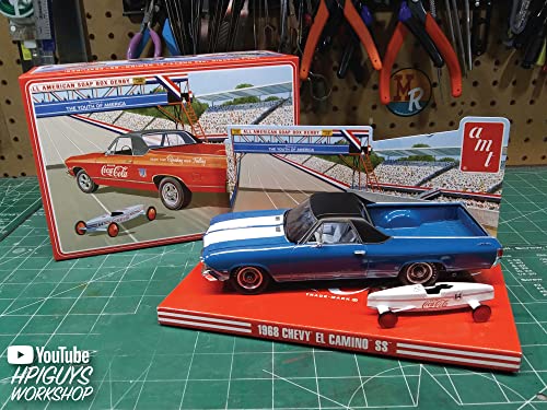 AMT1362 Coca-Cola 1968 Chevy El Camino SS 1:25 Model Kit