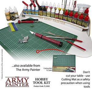 The Army Painter Hobby Tool Kit - 7-Piece Plastic Model Kit Tools for Miniatures with Green Stuff & Model Glue - Beginners Model Building Kits, Model Kit Accessories, Model Tool Kit for Plastic Models