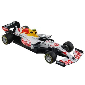 bburago red bull f1 rb16b #11 2021 sergio perez 1/43 diecast model car turkey white 38055