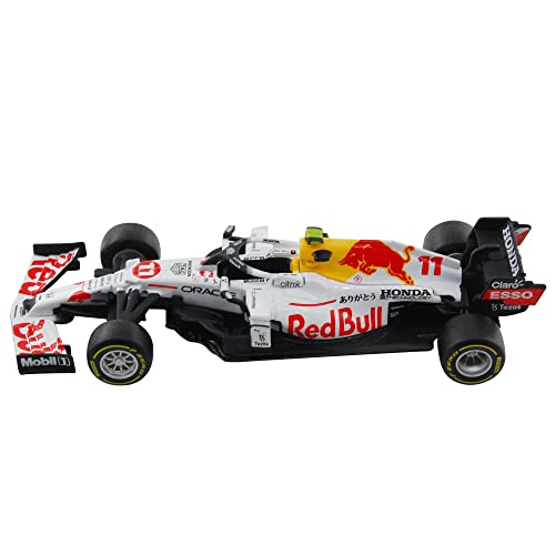 Bburago Red Bull F1 RB16B #11 2021 Sergio Perez 1/43 Diecast Model Car Turkey White 38055