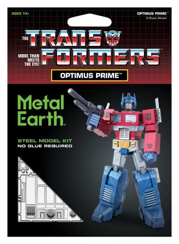 Metal Earth Transformers Optimus Prime Color 3D Metal Model Kit Fascinations