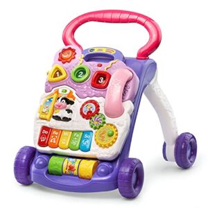 vtech sit-to-stand learning walker (frustration free packaging), lavender (amazon exclusive)