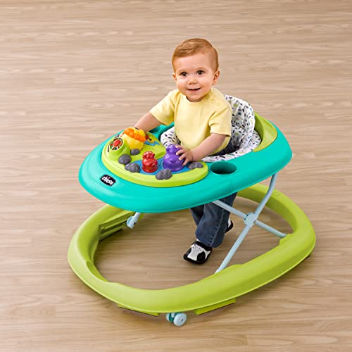 Chicco Walky Talky Baby Walker - Circles | Grey/Green