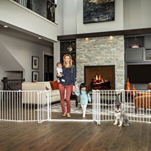 Regalo 192-Inch Double Door Super Wide Adjustable Baby Gate and Play Yard, 4-In-1, Bonus Kit, Includes -192 x 1.5 x 28 inches; 24 Pounds(pack of 1)