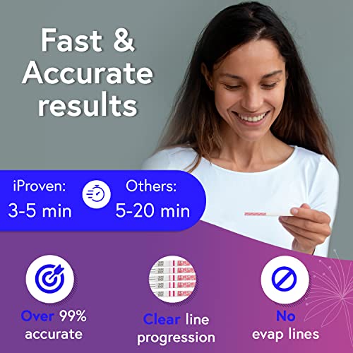 iProven 50 Ovulation Test Strips and 20 Pregnancy Test Strips, Fertility Kit (50LH + 20 HCG), FSA Eligible, Fast and Easy Fertility Test for Women