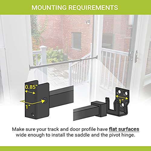 Ideal Security Sliding Patio Door Security Bar with Child-Proof Lock, Extendable, White (25.75-47.5 Inches)