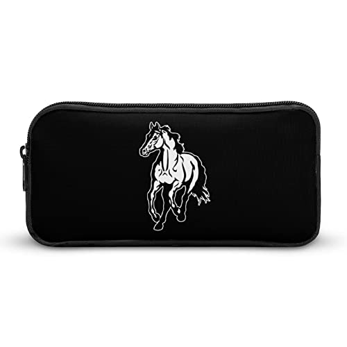 Arabian Horse Pencil Case Makeup Bag Big Capacity Pouch Organizer for Office College