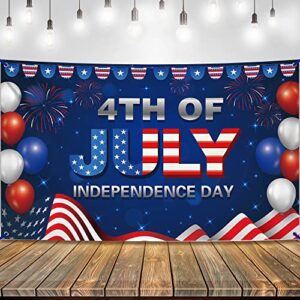 XtraLarge, 4th of July Banner - 72x44 Inch | 4th of July Backdrop, 4th Of July Decorations | Independence Day Banner, Independence Day Decorations | Fourth Of July Decorations, Patriotic Decorations