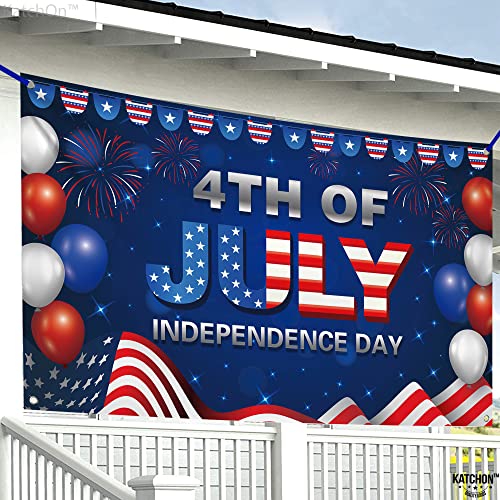 XtraLarge, 4th of July Banner - 72x44 Inch | 4th of July Backdrop, 4th Of July Decorations | Independence Day Banner, Independence Day Decorations | Fourth Of July Decorations, Patriotic Decorations