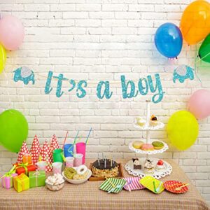 It's a Boy Banner, Baby Shower Party Garland Decorations For Baby Boys, Babies First Communion Party Decors Supplies, Pregnant AF | Baby 1st/2nd Birthday Party Photo Props