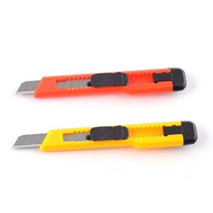 eZthings® 10 Heavy Duty Box Cutters Openers Utility Knives with Snap Off Blades (Variety Knife Set)