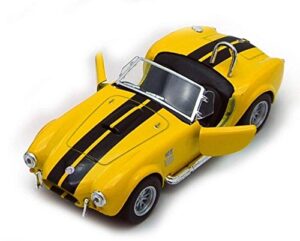 kinsmart 1965 shelby cobra 427 s/c 1:32 blue (new, no box) (yellow)