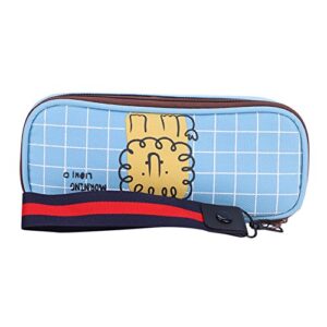 Oxford Pencil Case with Zipper Handle Medium Pencil Pouch Bag Pen Marker Pouch Cosmetic Bag Stationery Bag