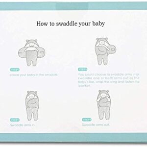 BlueMello Baby Swaddle Blanket | Ultra-Soft Plush Essential for Infants 0-6 Months | Receiving Swaddling Wrap Pink | Ideal for Baby Boy Accessories and Newborn Registry | Perfect Baby Girl Shower Gift