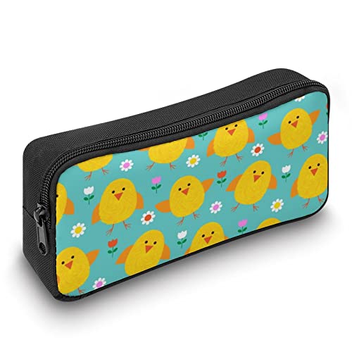 Easter Chick Pencil Case Makeup Bag Big Capacity Pouch Organizer for Office College