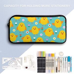 Easter Chick Pencil Case Makeup Bag Big Capacity Pouch Organizer for Office College