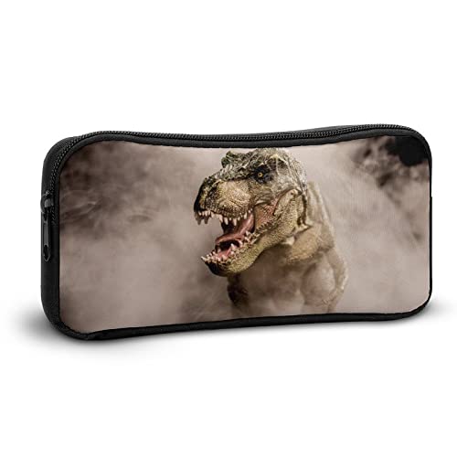 T-rex in The Fog Pencil Case Makeup Bag Big Capacity Pouch Organizer for Office College