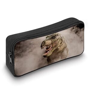 T-rex in The Fog Pencil Case Makeup Bag Big Capacity Pouch Organizer for Office College