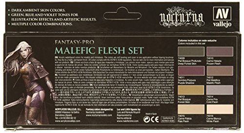 Vallejo Malefic Flesh Set Paint