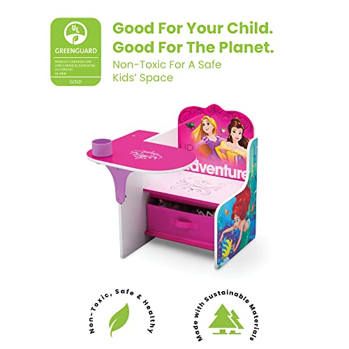 Delta Children Chair Desk With Storage Bin, Disney Princess