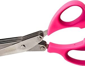 American Crafts 8 Inch Pink Fringe Scissors