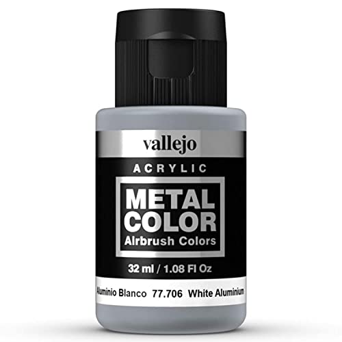 Vallejo White Aluminum Metal Color32ml Paint