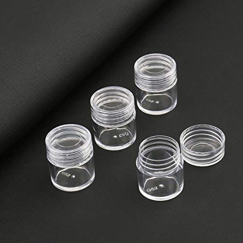 SING F LTD 2pcs Embroidery Diamond Storage Box Small Beads Diamond Containers with 60pcs Pot Jars Screw-Top Lids for Jewelry DIY Art Craft Rhinestones Sewing