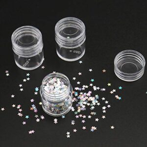 SING F LTD 2pcs Embroidery Diamond Storage Box Small Beads Diamond Containers with 60pcs Pot Jars Screw-Top Lids for Jewelry DIY Art Craft Rhinestones Sewing