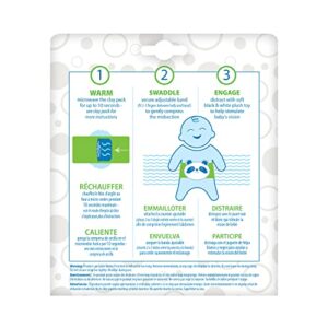 Dr. Brown’s Infant Gripebelt for Colic Relief, Heated Tummy Wrap, Baby Swaddling Belt for Gas Relief, Natural Relief for Upset Stomach in Babies and Toddlers, Panda, 0-3m