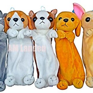 AM Landen Super Cute Soft Plush Chihuahua Cosmetic Makeup Storage Pencil Pouch