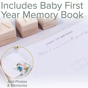 Pregnancy Journal For First Time Moms - Keepsake Memory Book Pregnancy Photo Journals - 40 Weekly Calendars Milestone Journey - 200 Page Baby Book Mom Gifts - Space For Ultrasound Photos & Tracking