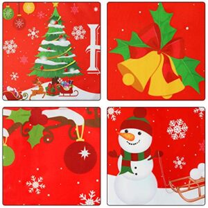 Large Happy Holidays Banner Outdoor | Red Christmas Banner Decorations | Xmas Party Supplies Outdoor & Indoor Decor (8.2 x 1.5 FT)