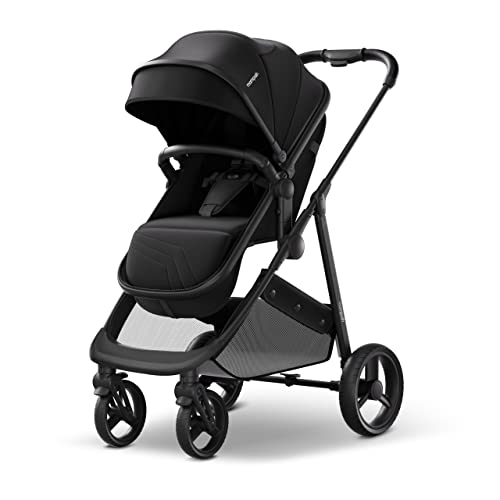 Mompush Wiz 2-in-1 Baby Stroller with Bassinet Mode - Foldable Infant Stroller to Explore More as a Family - Toddler Stroller with Reversible Stroller Seat - Travel System Compatible