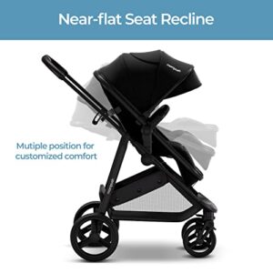 Mompush Wiz 2-in-1 Baby Stroller with Bassinet Mode - Foldable Infant Stroller to Explore More as a Family - Toddler Stroller with Reversible Stroller Seat - Travel System Compatible