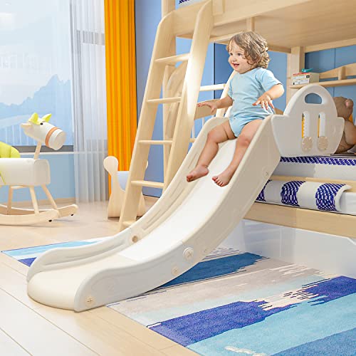 Couch Slide for Kids can be Used with beds, Stairs, Bedside Tables, and Stairs. Suitable for Toddlers, Boys and Girls. The Maximum Load-Bearing Capacity is 220LBS. Easy to Install