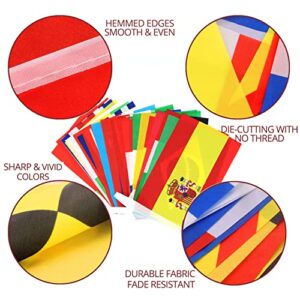 MOVINPE 2022 World Cup String Flag Bunting Set, Soccer Group Match 32 Teams Countries Banners Double-sided, 33 Feet Qatar World Cup Decoration for Grand Opening, Sports Bar, Party Events