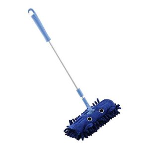 Tachiuwa Cleaning Mop Broom for Kids Mini Detachable Housekeeping Cleaning Broom Tools for Year and Up 3 Colors , Blue