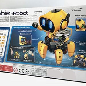 CIC21-893 Tobbie Interactive a/I Capable Robot Infrared Sensor Two Play Modes – Follow Me Explore Develops Own Emotions Gestures Sound Lighting Effects