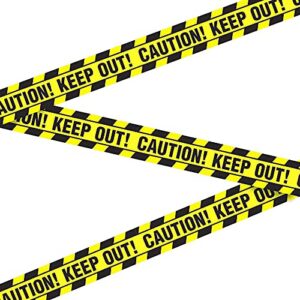 decorative 20ft halloween caution tape (pack of 3)