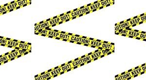 Decorative 20ft Halloween Caution Tape (Pack of 3)