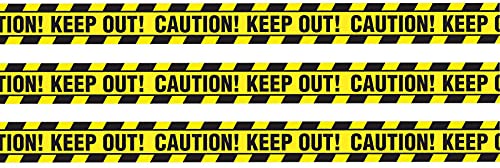 Decorative 20ft Halloween Caution Tape (Pack of 3)