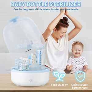 Bottle Sterilizer, Little Bo Baby Bottle Electric Steam Sterilizer, Steam Sterilization for Baby Bottles, Highest Capacity, Any Brand Universal Fit