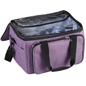 deluxe knitting and crochet storage bag