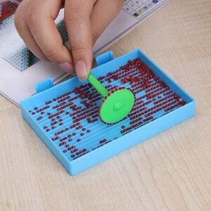 NIDIBI STORE Diamond Painting Drill Wheel Tools Kits Drill Pen Pick Up Charm Tray Holder 5D DIY Diamond Painting Tools Kit Accessories