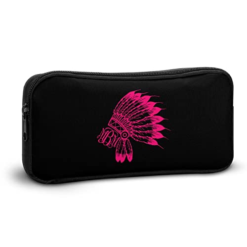 Indian Leader Pencil Case Pencil Pouch Coin Pouch Cosmetic Bag Office Stationery Organizer