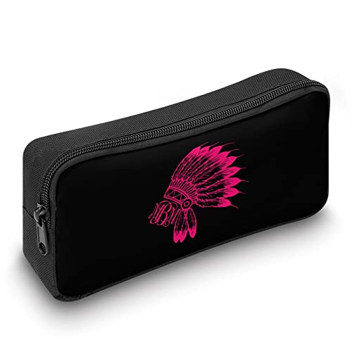 Indian Leader Pencil Case Pencil Pouch Coin Pouch Cosmetic Bag Office Stationery Organizer