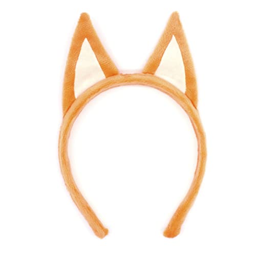 Jing xin 2 PCS Dog Ears Headbands,Halloween Animal Headwear Cosplay Costume Accessories Birthday Party for Children Adult