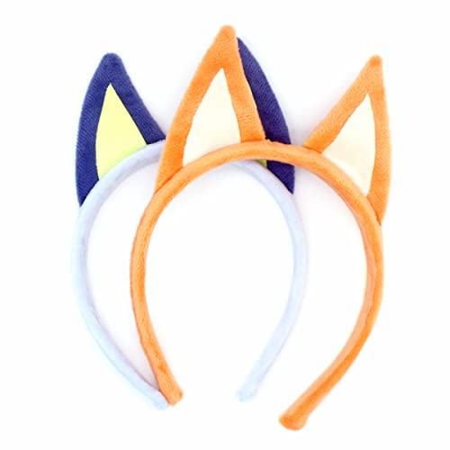 Jing xin 2 PCS Dog Ears Headbands,Halloween Animal Headwear Cosplay Costume Accessories Birthday Party for Children Adult