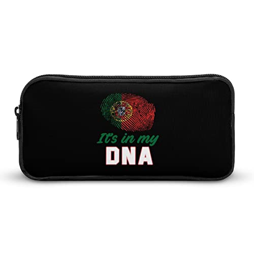 Portugal It's in My DNA Pencil Case Pencil Pouch Coin Pouch Cosmetic Bag Office Stationery Organizer